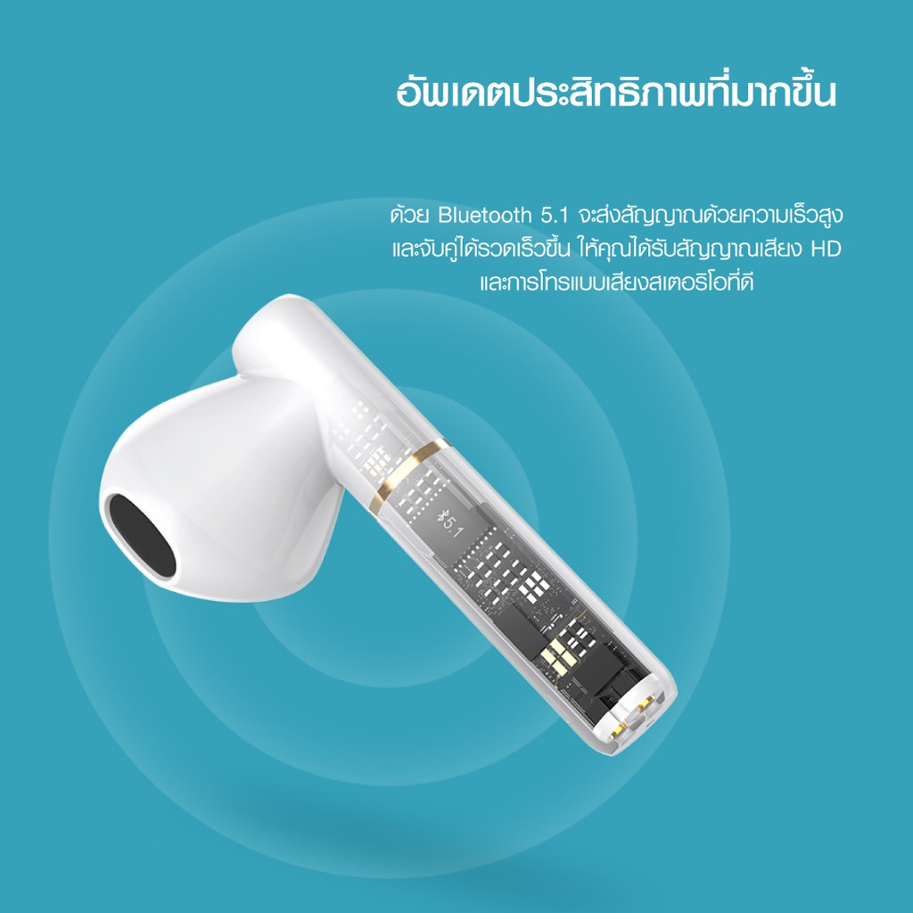 เหลือ 494 บ. โค้ด DRQ47QDE] พร้อมส่ง QCY M18 หูฟังไร้สาย True Wireless BT 5.1 กันน้ำ ลดเสียง ...