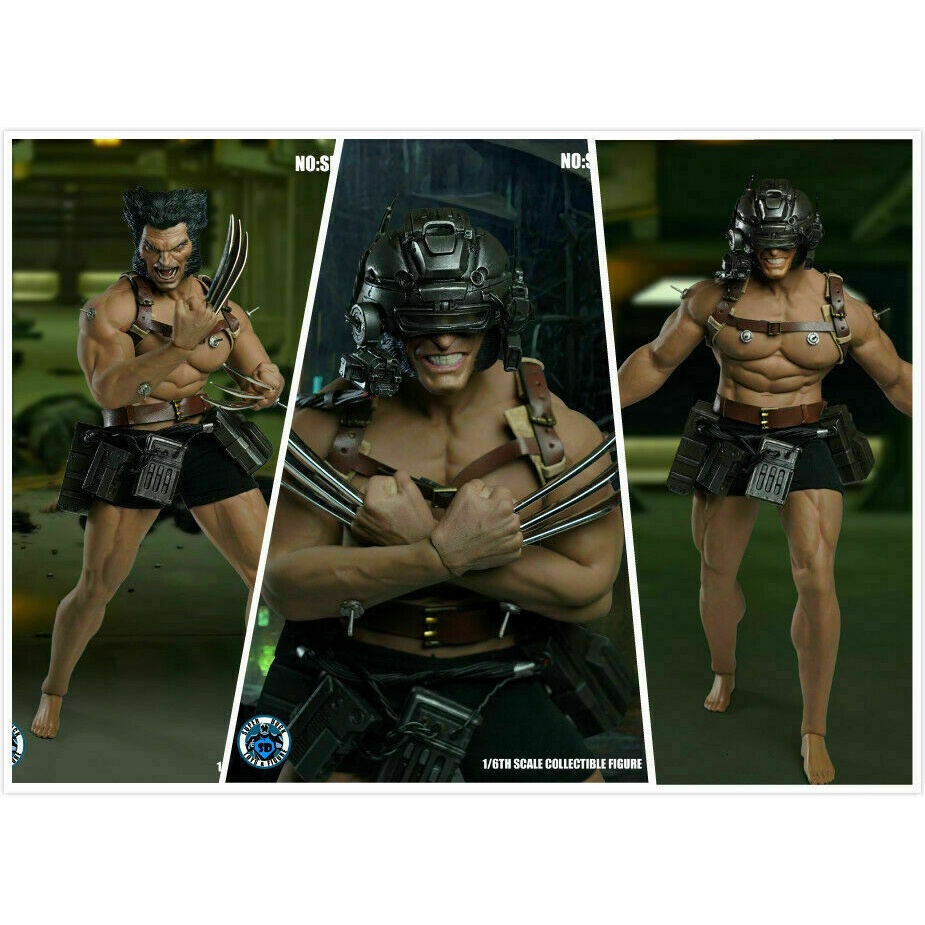 In-Stock SUPER DUCK ET0045 Wolverine Wolfman 2pcs Head Sculpt & Clothes ...