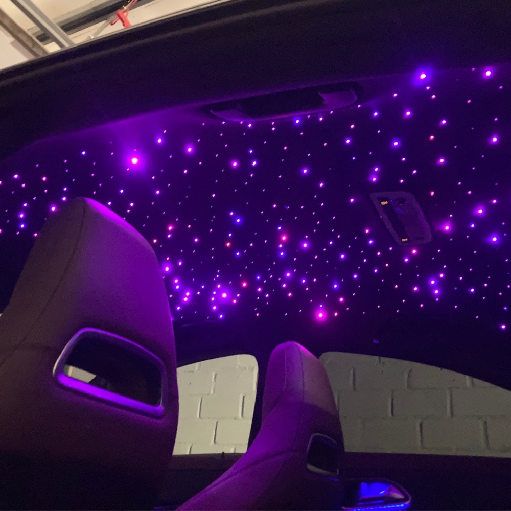 12V Car RGB Lights LED Strips Starry Sky Ceilling Interior Ambient Lamp ...