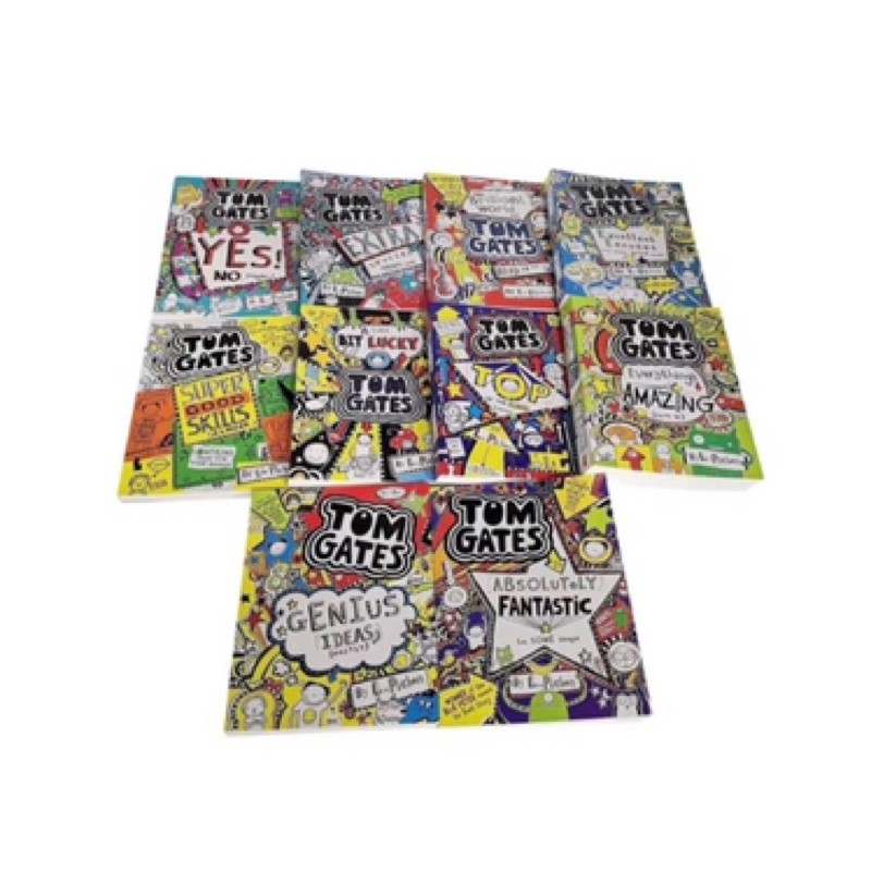 Tom Gates English Comic 10 Books Set By Liz Pichon - kidsbookcm - ThaiPick