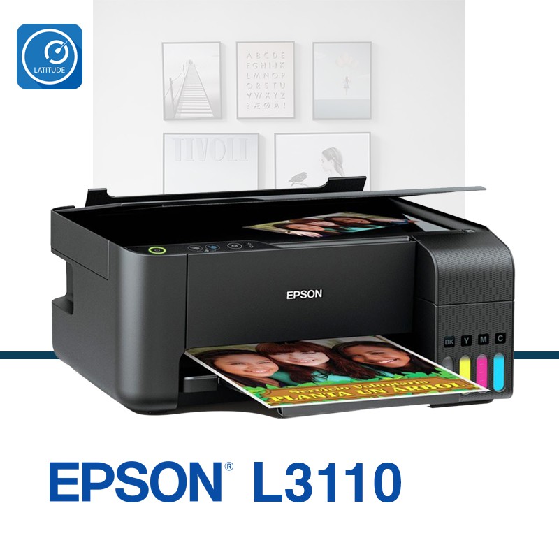 Epson printer Inkjet L3110 เอปสัน print scan copy ประกัน 1 ปี ปริ้นเตอร ...