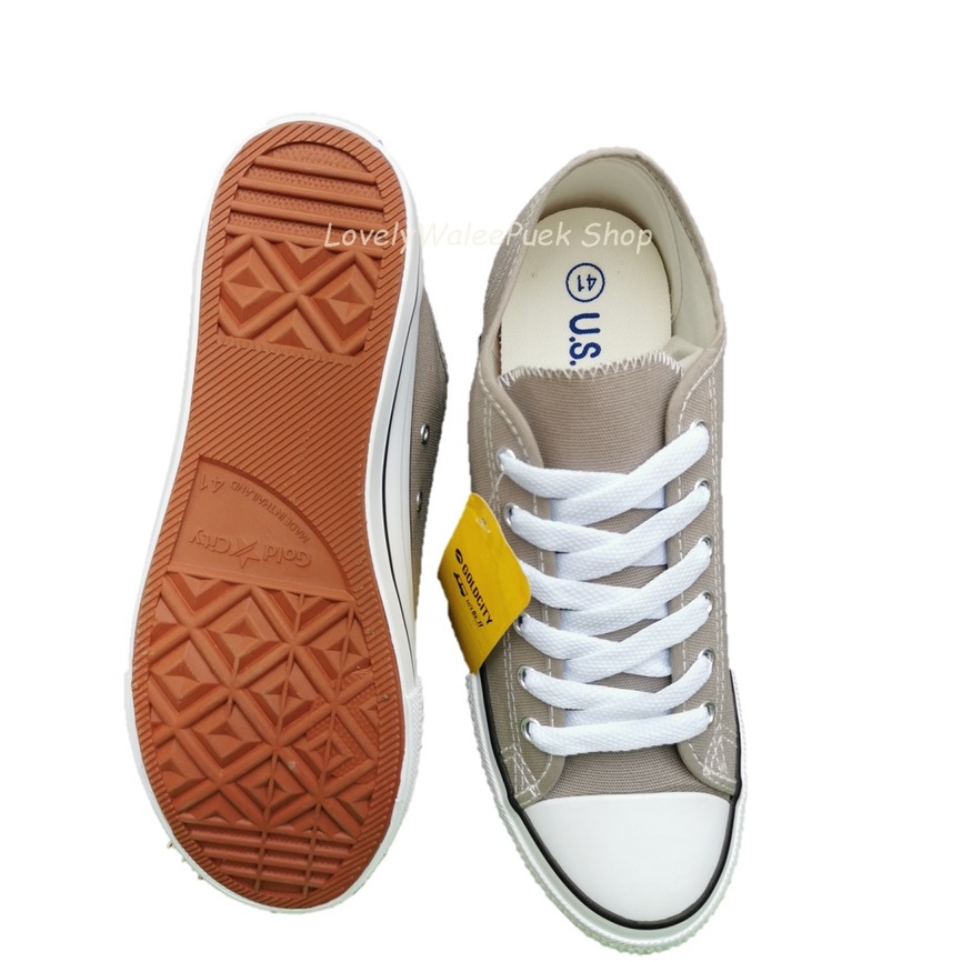 Gold City-1207 สีเทา รองเท้าผ้าใบ Size 39-45 - m69apakkyn - ThaiPick