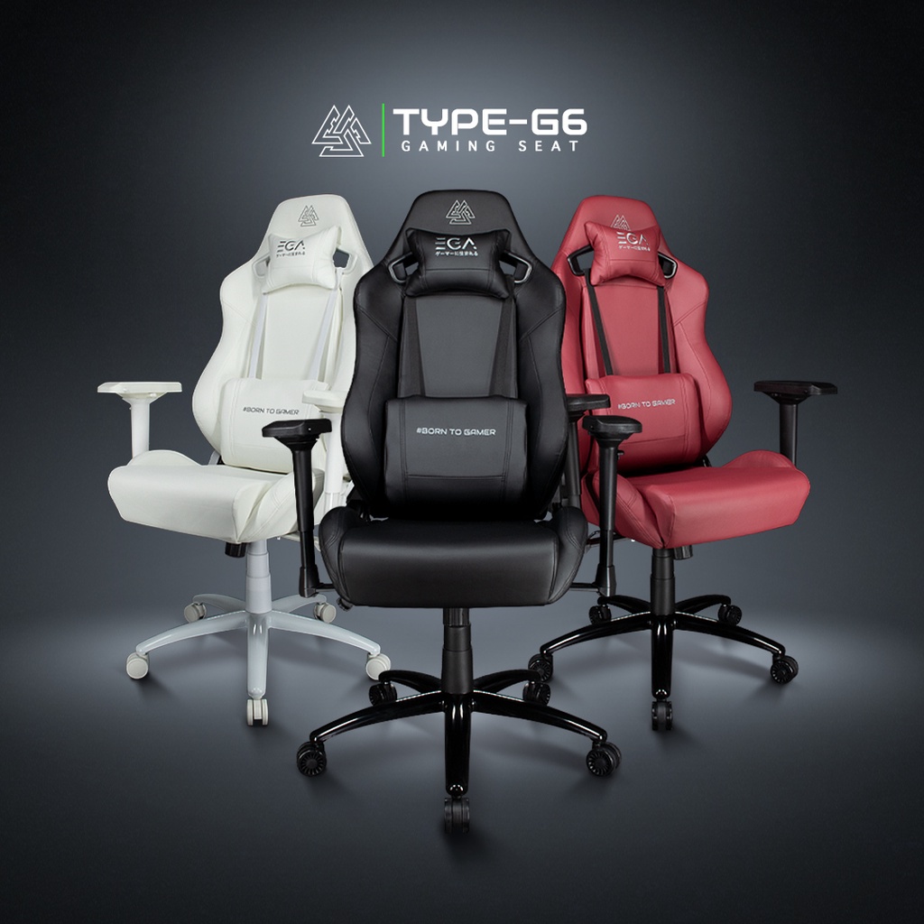 EGA Type G6 Gaming Chair เก้าอี้เกมมิ่ง (รับประกันช่วงล่าง 3 ปี ...