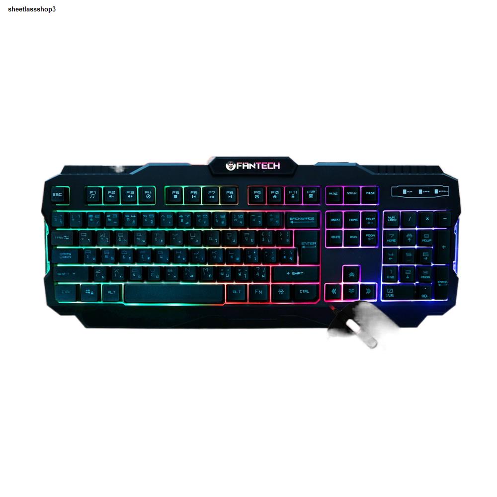 จัดส่งจากประเทศไทยFANTECH รุ่น K511 Keyboard Gaming Membrane แป้นพิมพ์ ...