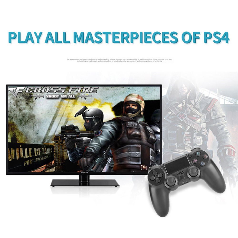 เกมแพด:Wireless Bluetooth Game Controller For S4 Wired USB Joystick for ...