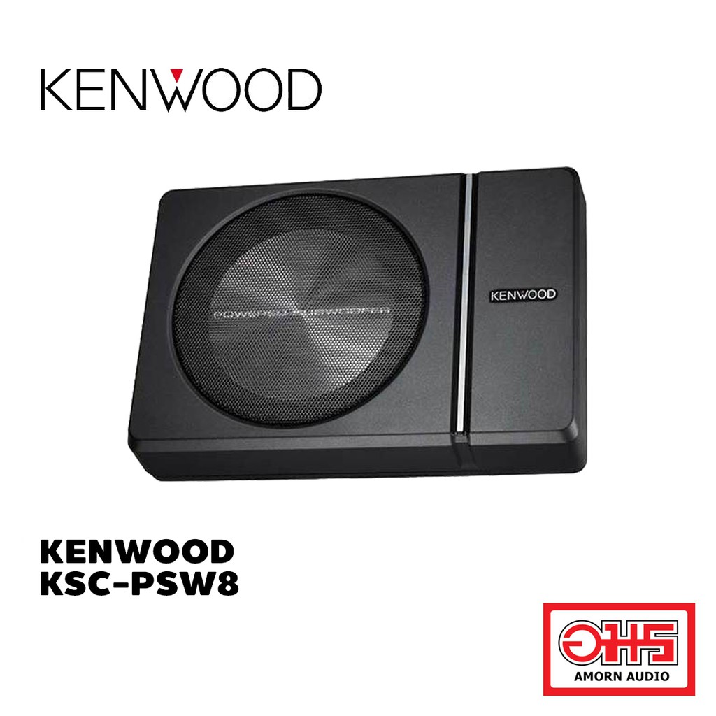 KENWOOD KSC-PSW8 ซับบ็อกซ์ เบสบ็อกซ์ SUB BOX ขนาด8นิ้ว AMORNAUDIO อมร ...
