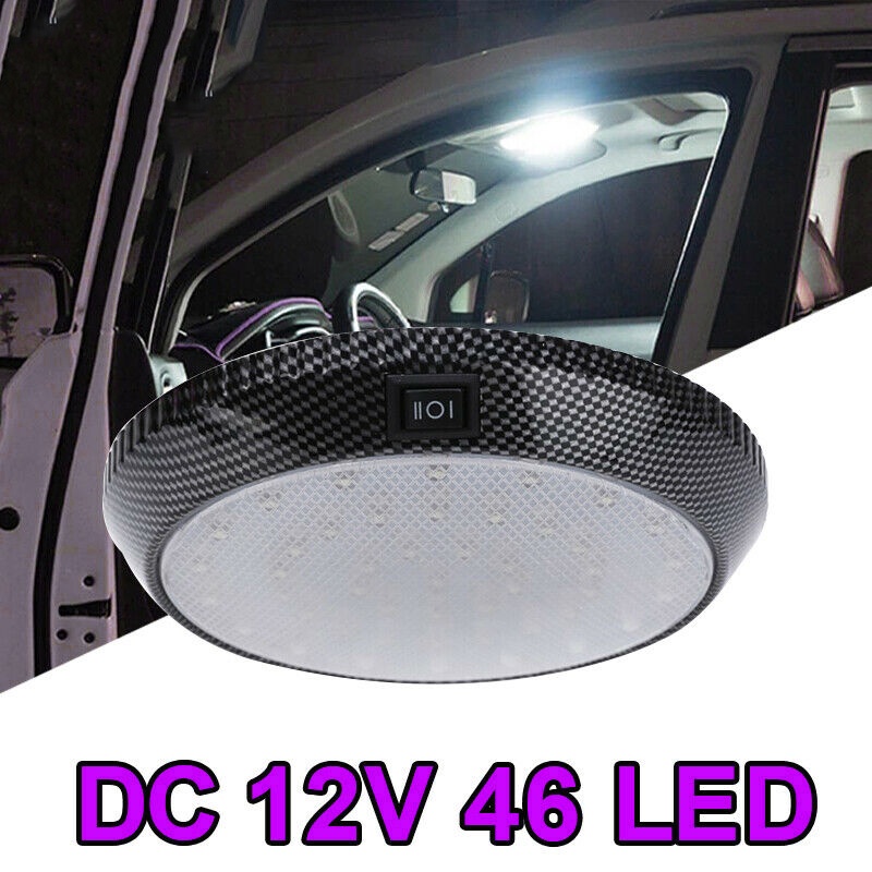 46LED Ceiling Cabin Light LED Interior Roof Light For Trunk Lights 12V ...