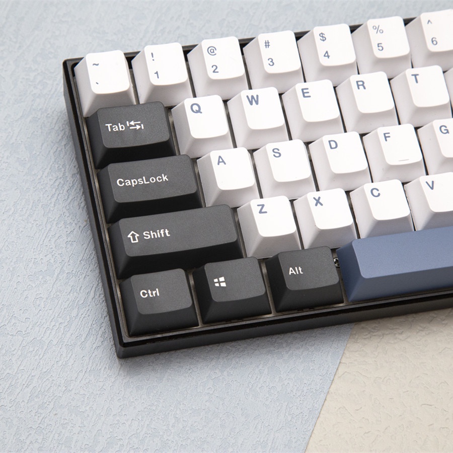 Arctic Keycap OEM Profile 135 Keys PBT Double Shot Mechanical Keyboard ...