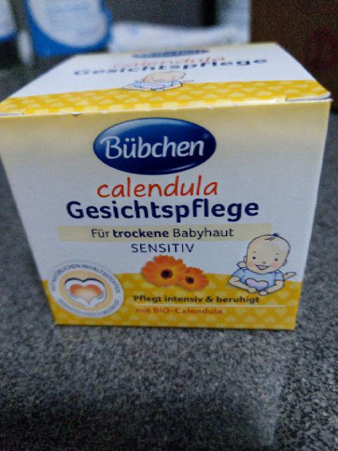 ครีมทาผิวหน้าเด็กและทารกจากเยอรมนี Bubchen sensitive Bio Calendula สำหรับผิวแห้งและบอบบาง ...