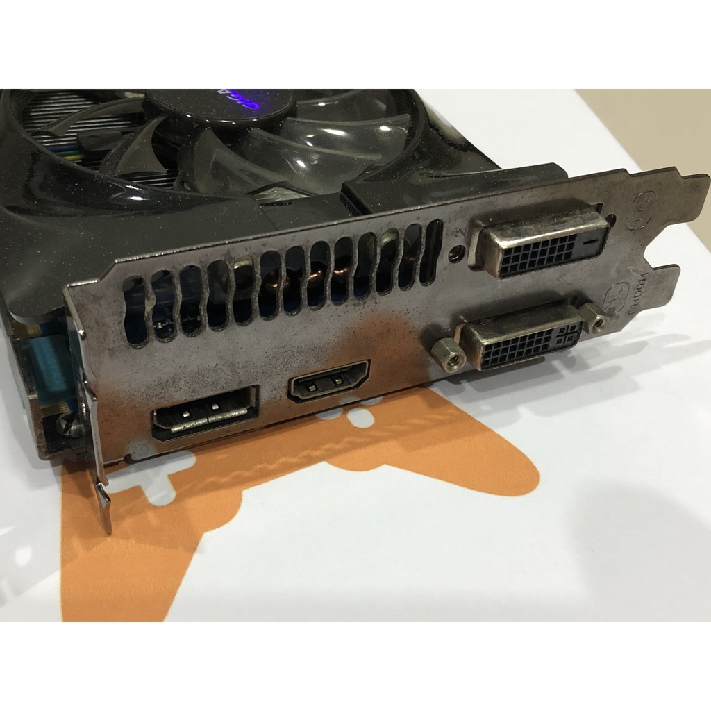 การ์ดจอ Gigabyte GeForce GTX 670 (GV-N670OC-2GD) 2GB GDDR5 สามพัดลม แรงเกือบเท่า 1050Ti ...