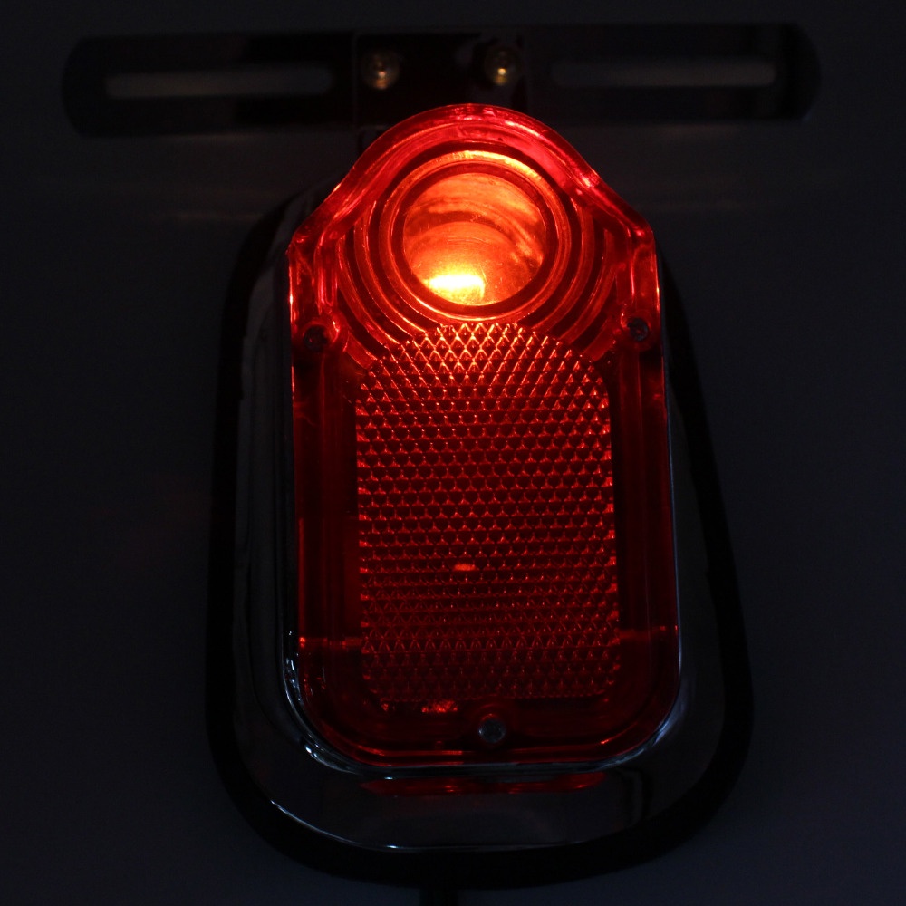 Local StockMotorcycle Aluminum Red Tombstone Tail Light For Harley ...
