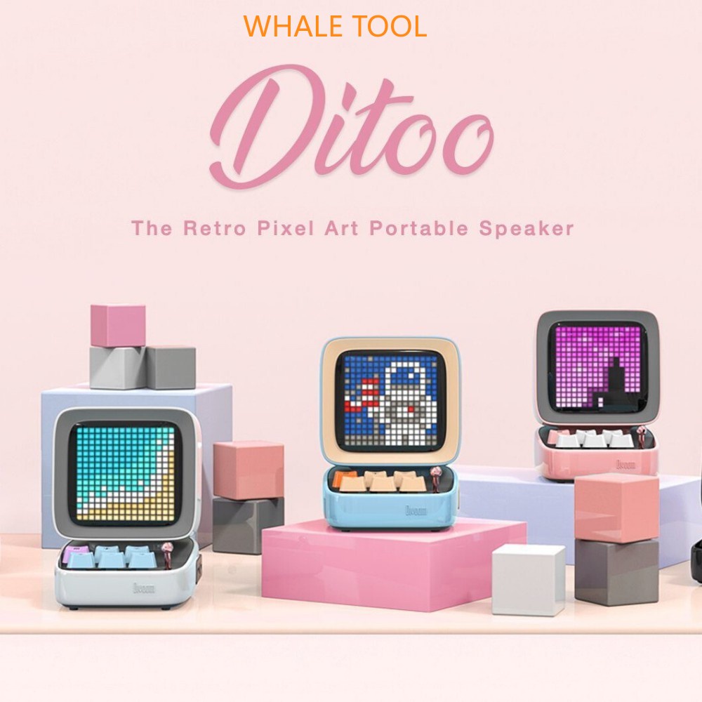 Divoom DITOO Pixel Art Portable Smart Bluetooth Speaker with App ...