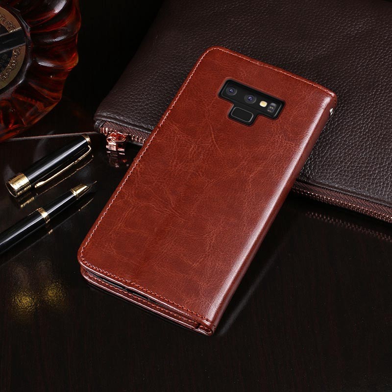 เคสฝาพับคสฝาพับหนัง For Samsung Galaxy note 9 Flip PU Leather Case ใหม่ ...