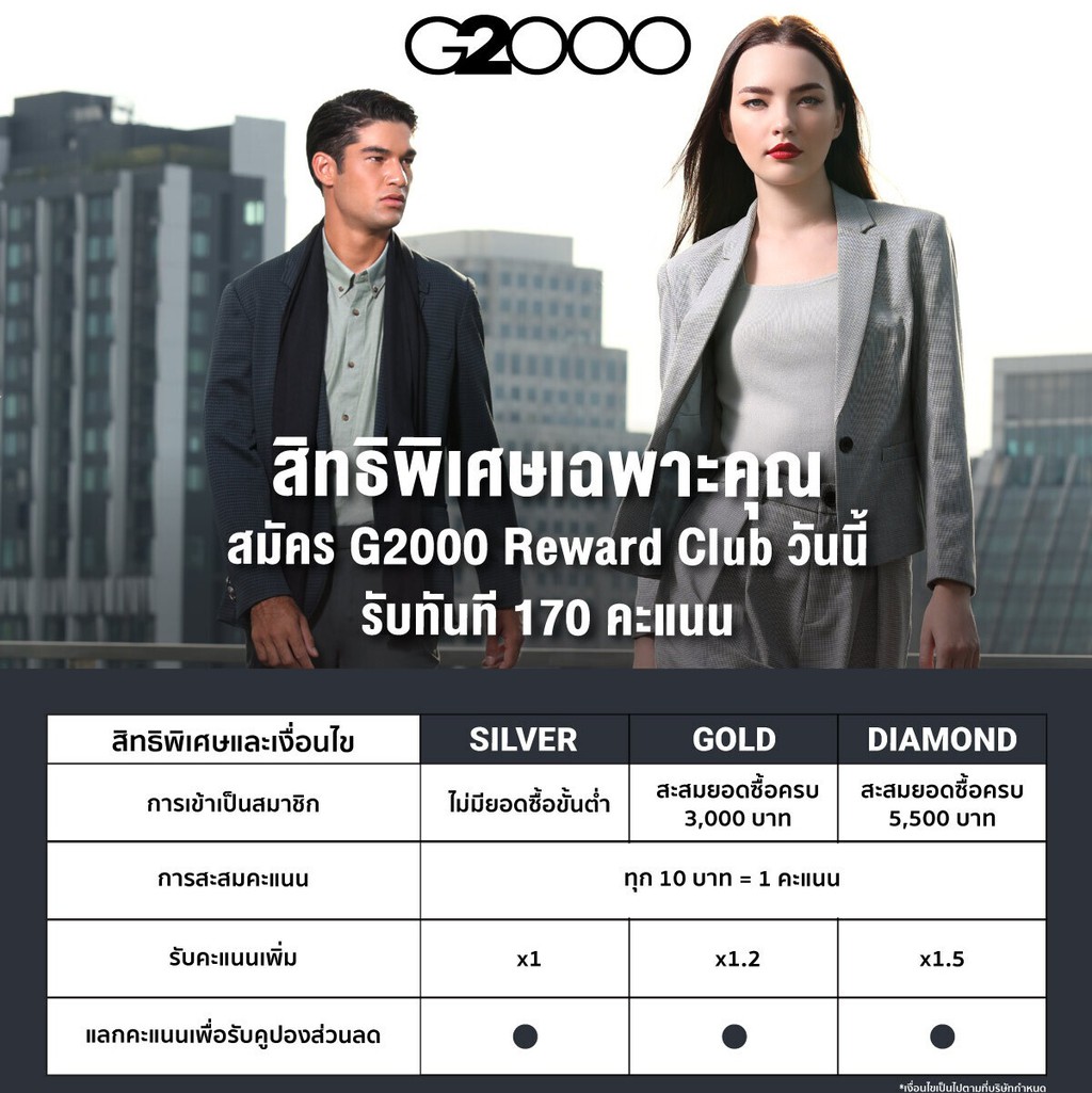 สั่งซื้อสินค้าออนไลน์จาก G2000 Official Thailand | Shopee Thailand
