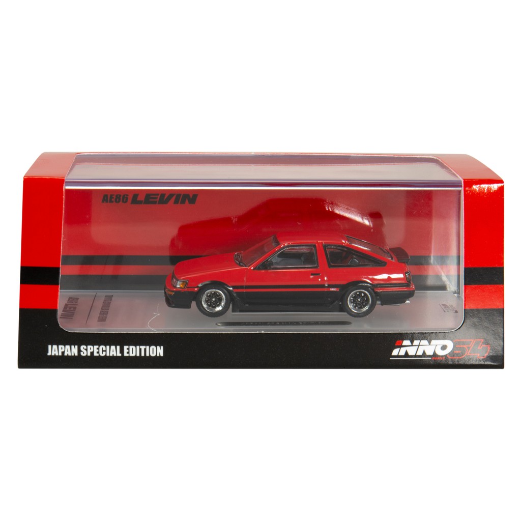 INNO64 1/64 TOYOTA COROLLA AE86 LEVIN RED (JAPAN SPECIAL EDITION ...