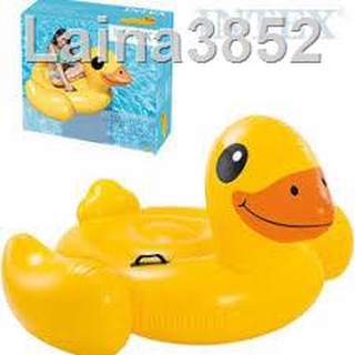 ของขวัญ Intex 57556 Yellow Duck Ride-on แพยางเป็ด | Shopee Thailand