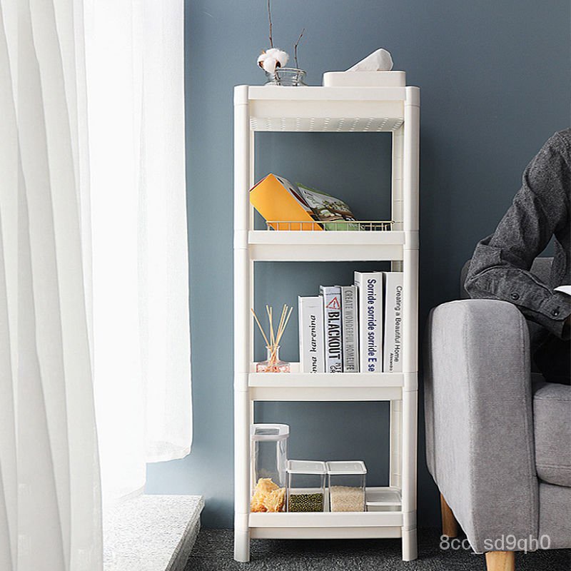 （Home Appliances）Multilayer Toilet shelf plastic floor type bathroom ...