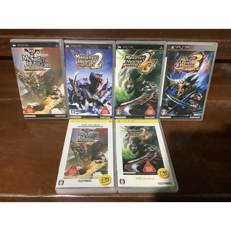 แผ่นแท้ [PSP] รวม Monster Hunter Portable (Japan) PSP ภาค 1 2 2G 3rd 3 ...