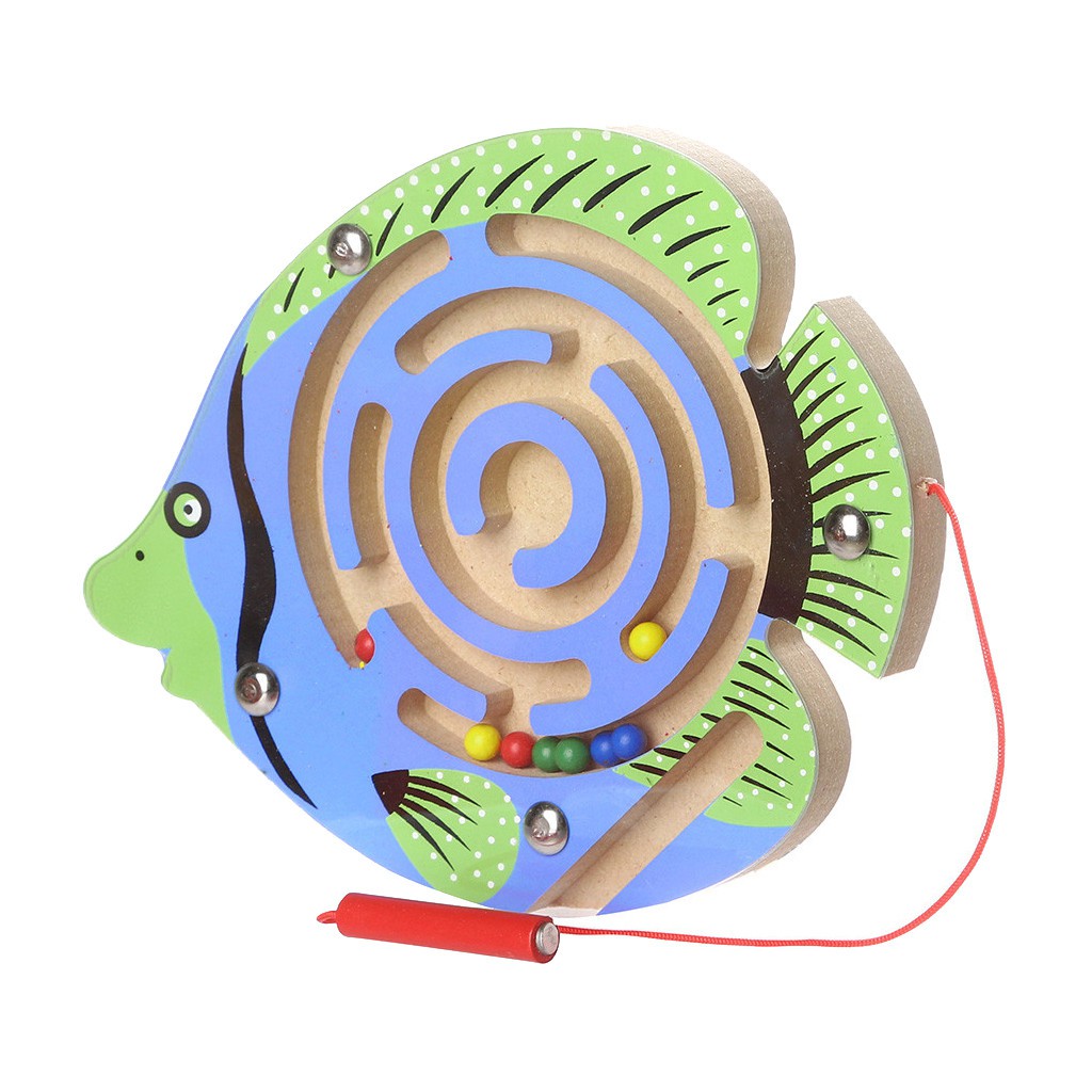 Educational Toys Kids Magnetic Maze Toys Kids Wooden Game Toy Wooden ...