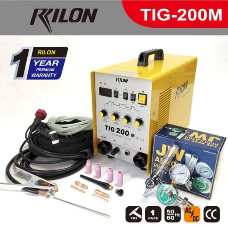 Rilon เครื่องเชื่อมอาร์กอน TIG 200 M | Shopee Thailand