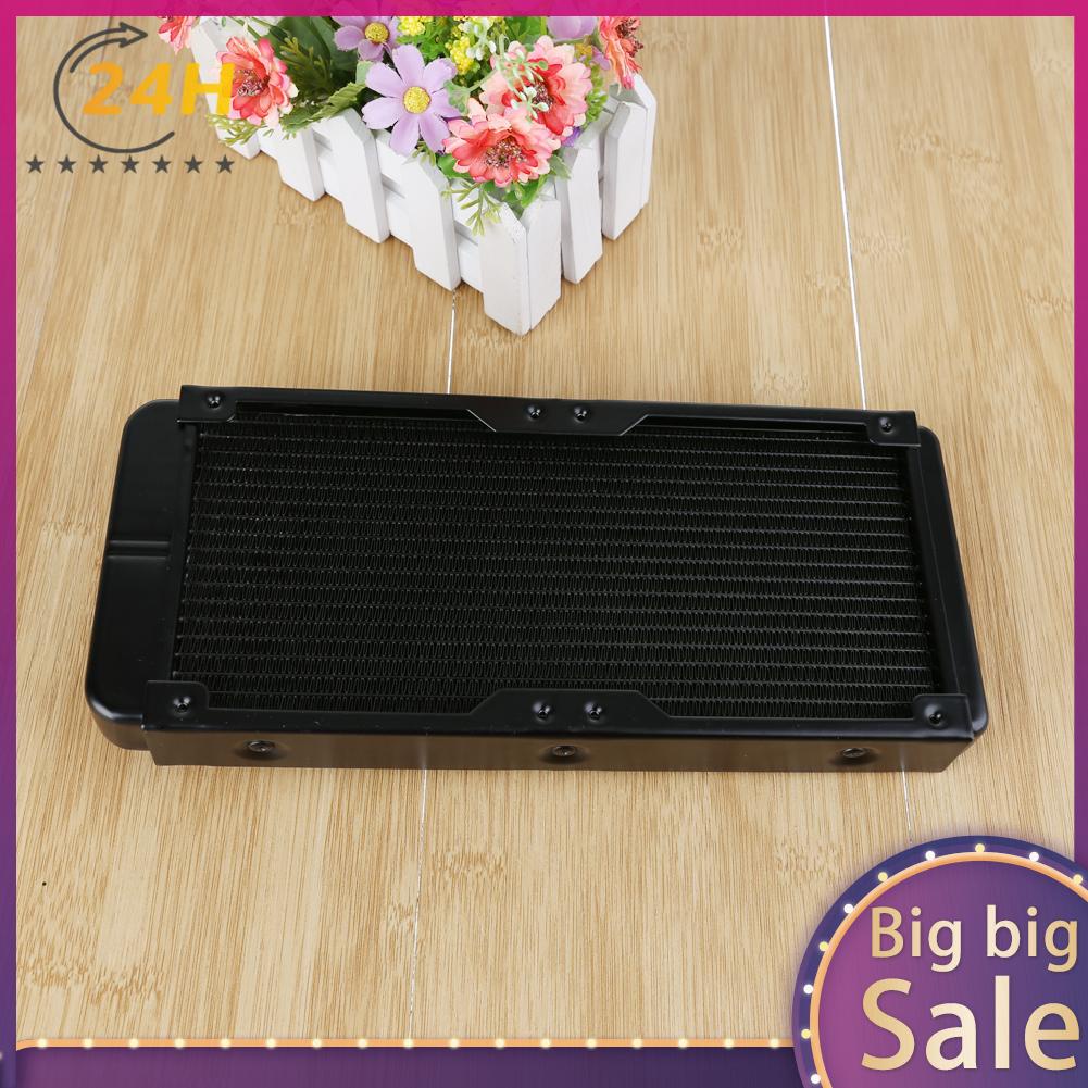 1Pc 240mm 18 Tubes Aluminum Computer Water Cooling Radiator POHp ...