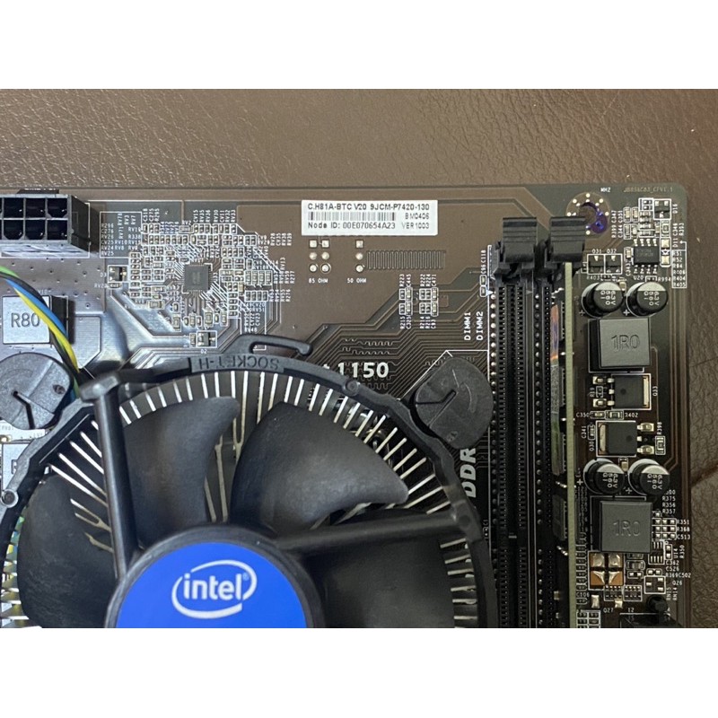 บอร์ดCPURam Set พร้อมขุด COLORFUL H81A BTC V20 มาพร้อม CPU และ Ram เสียบการ์ดจอต่อ Power ก็ขุด ...