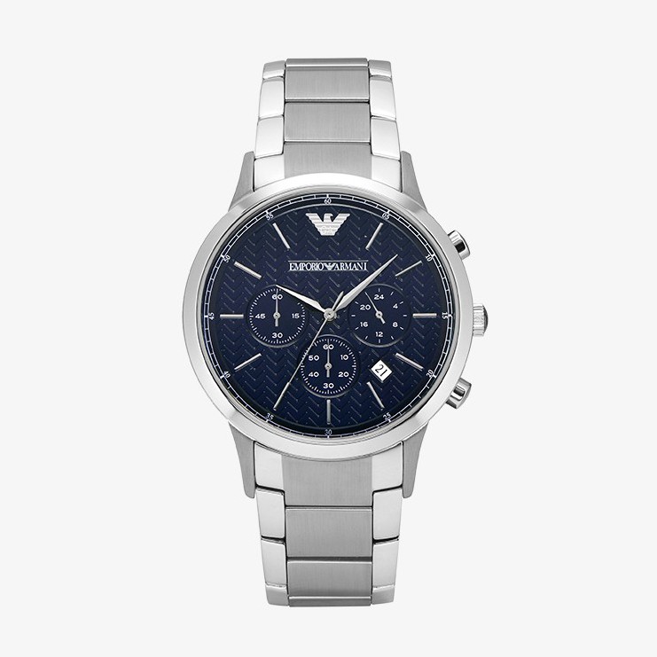 EMPORIO ARMANI นาฬิกาข้อมือผู้ชาย รุ่น AR2486 Classic Chronograph Blue ...
