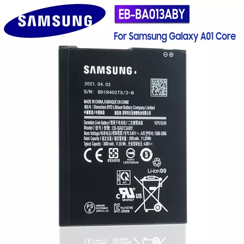 แบตเตอรี่ SAMSUNG GALAXY A01 core SM-A015F A01 2019 A013 SM-A015F/DS ...