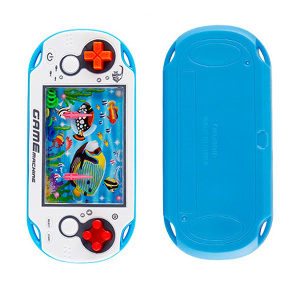 คอนโซลเปลือกRetro Water Ring Game Machine Child Handheld Game Machine ...