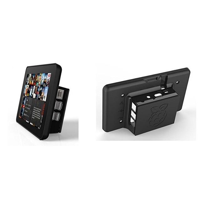 Raspberry Pi LCD Touch Screen Case, Black for Raspberry Pi 3B / 3B ...