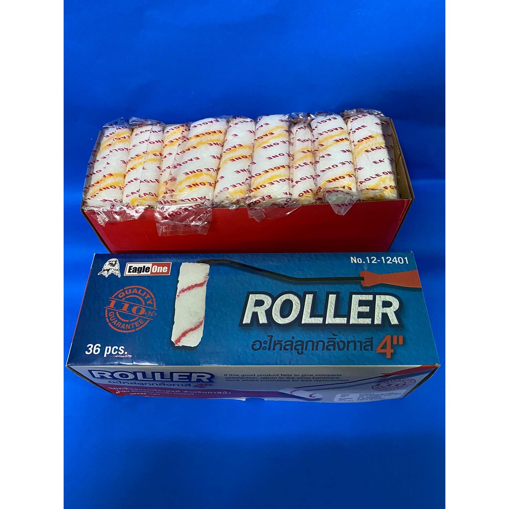 อะไหล่ลูกกลิ้ง 4 นิ้ว Eagle One 1 อัน ลูกกลิ้งทาสี Roller ลูกกลิ้งอเนก ...