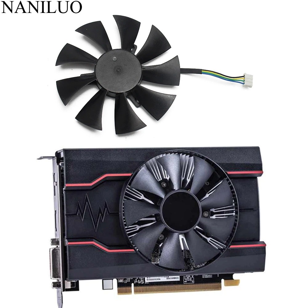 85MM GA91S2H 4PIN RX 550 GPU VGA Alternative Cooler For Radeon SAPPHIRE ...