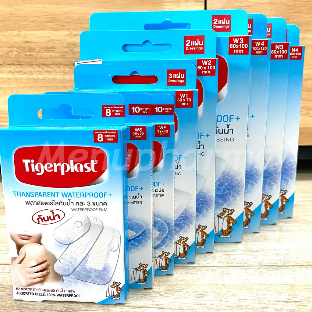 TIGERPLAST Transparent Waterproof - ไทเกอร์พล๊าส พลาสเตอร์ใสกันน้ำ ...