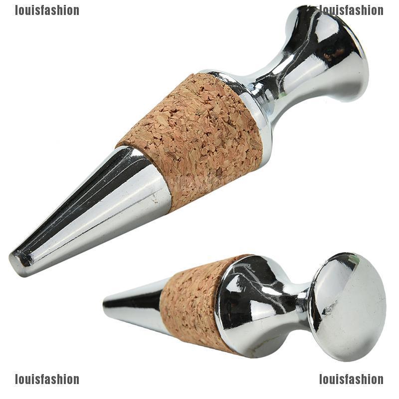 thro Zinc Alloy Glyptostrobus Wine Stopper Wine Cork Wine Bottles ...