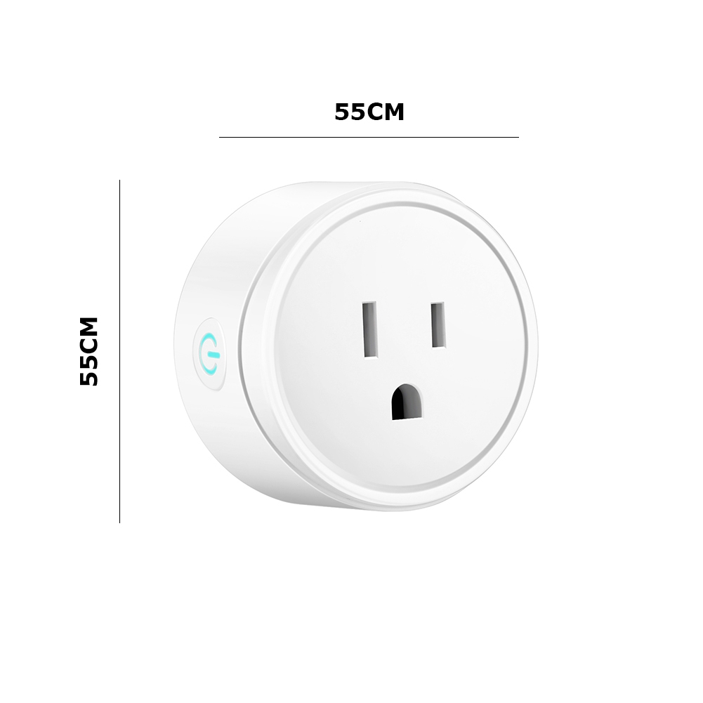 COD/พร้อมส่ง BSD15 Wireless Smart Home Power Socket APP Voice Remote ...