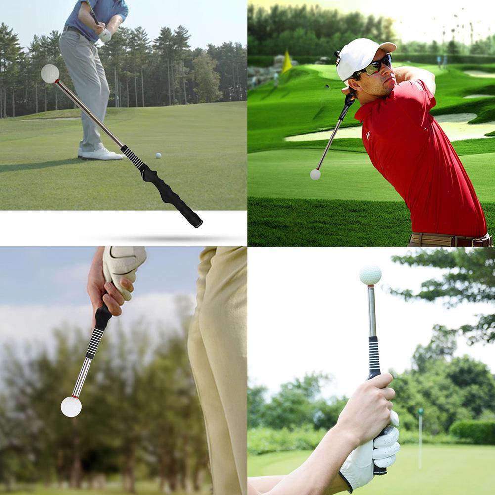 Golf Telescopic Swing Stick Golf Swing Training Exerciser Swing ...