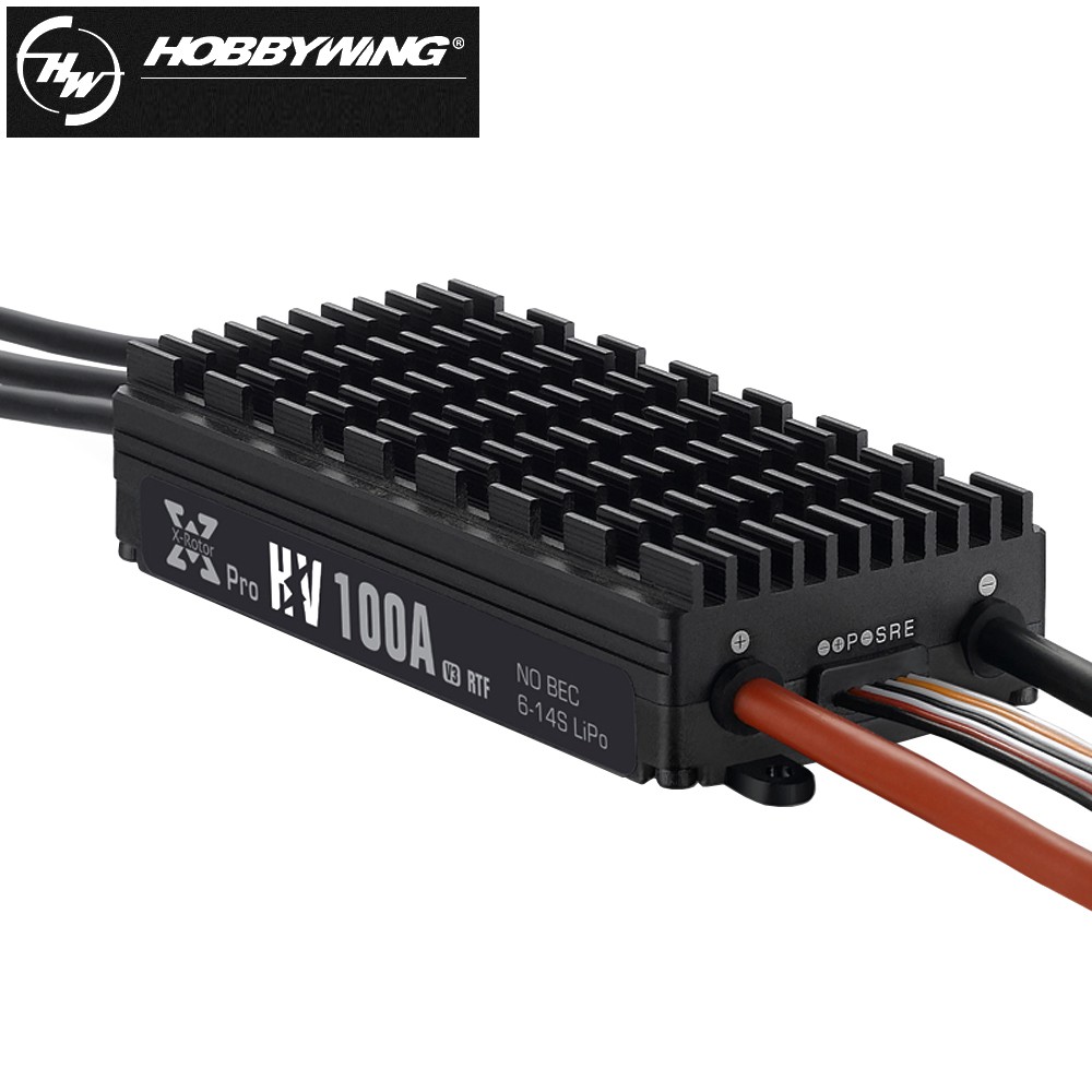 Hobbywing XRotor Pro 80A/100A HV V3 Series 6-14S High Voltage ...