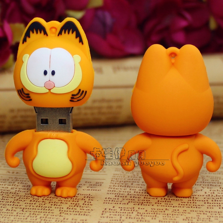 การ์ตูนแฟลชไดรฟ์ USB น่ารักจัดส่ง 16gu ดิสก์ U ดิสก์ 16g Garfield ...