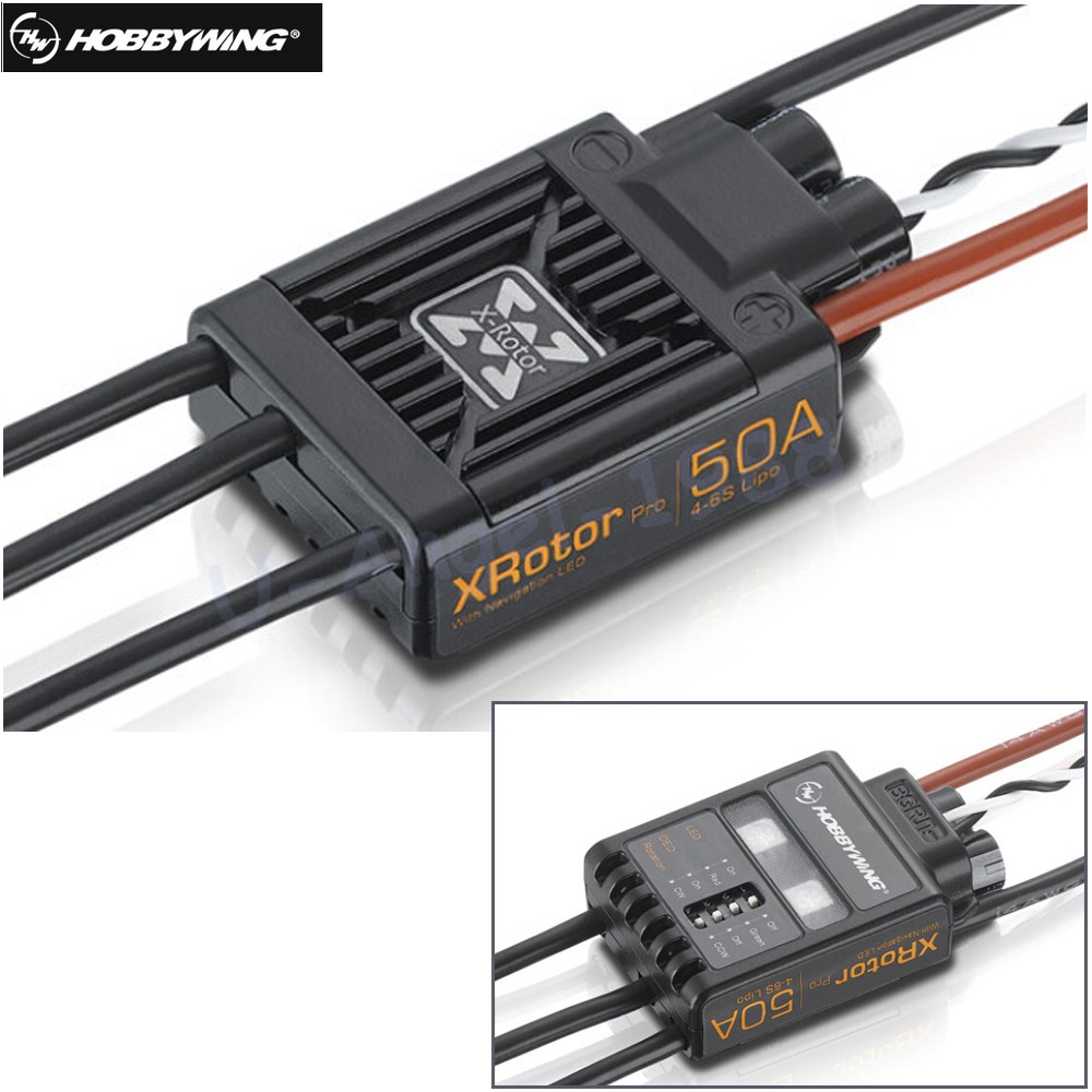 Hobbywing XRotor Pro 80A/100A HV V3 Series 6-14S High Voltage ...