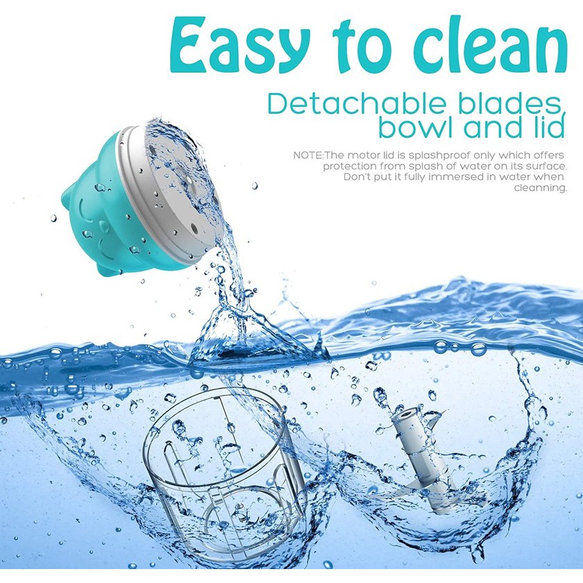 (new)Cordless and Rechargeable Electric Mini Food Chopper Cat Shaped ...