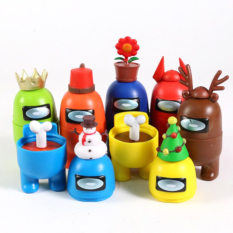 6/7/8/12pcs/Set Among Us Action Figure Toy AmongUs Game Brinquedos PVC ...