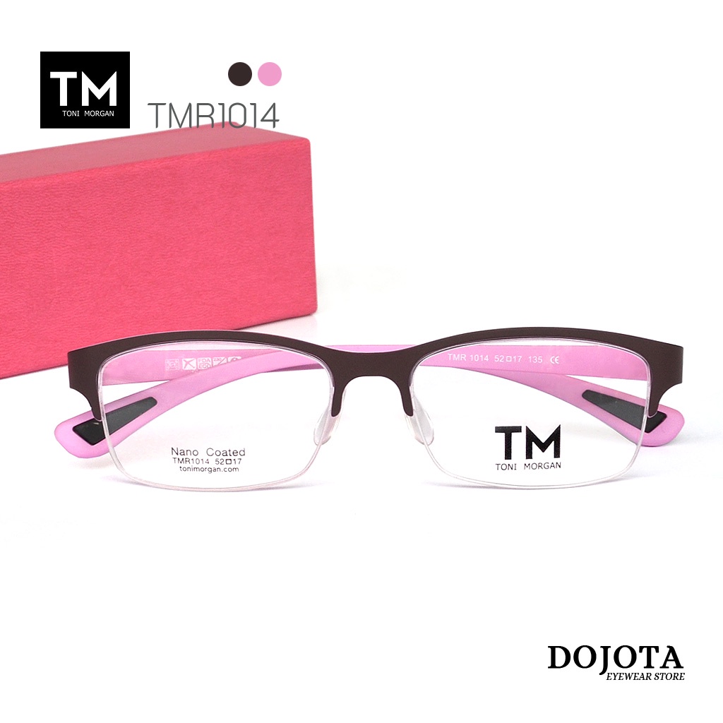 กรอบแว่นตาครึ่งกรอบ Toni Morgan รุ่น TMR1014 น้ำหนักเบา ยืดหยุ่นได้ ...