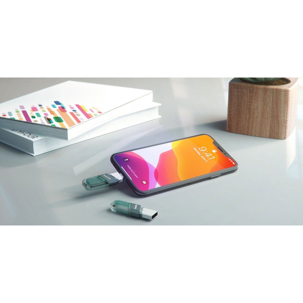 SanDisk iXpand Flash Drive Flip 128GB (SDIX90N-128G-GN6NE) แฟลชไดร์ฟ ...