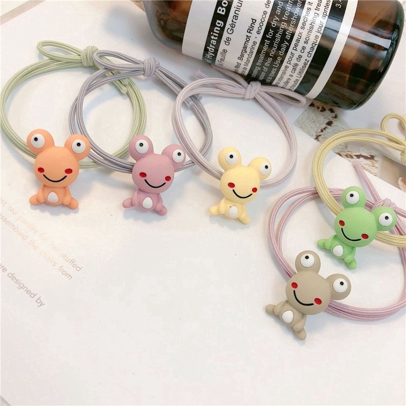 ยางรัดผมสไตล์เกาหลี กบน้อย - ploypirin_ploy - ThaiPick