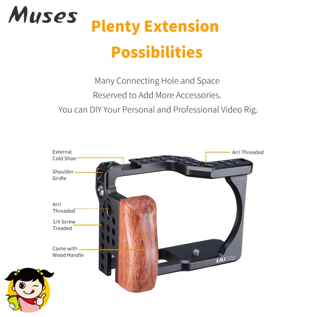 uurig c - fp อุปกรณ์เสริมกรงโลหะ exclusive สําหรับ sigma fp camera ...