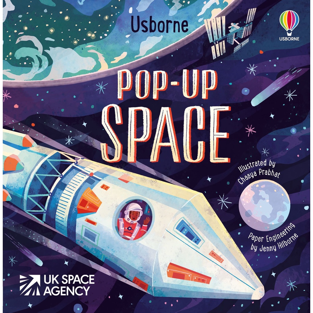 Pop-Up Space Usborne หนังสือเด็ก อวกาศ ภาษาอังกฤษ ป๊อบอัป บอร์ดบุ๊ค ...