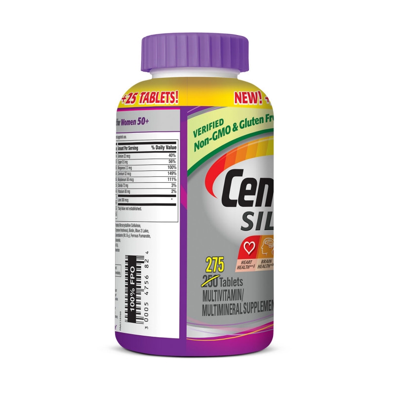 Centrum 275 tablet Silver Women 50+ Multivitamin Multimineral USA ...