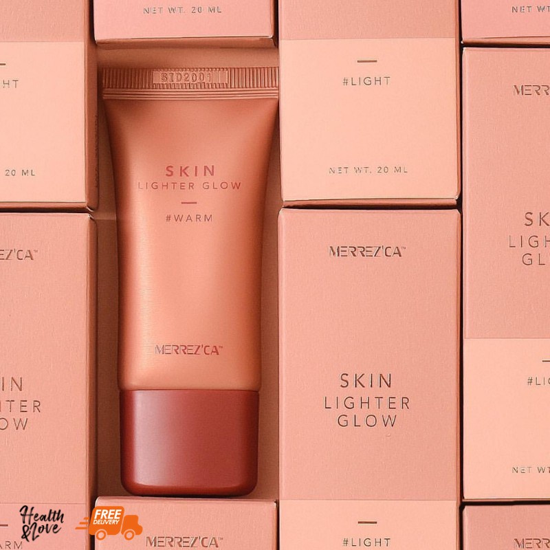 (ของแท้พร้อมส่ง) MERREZCA Skin Lighter Glow ครีมฉ่ำวาว เมอร์เรซก้า ...