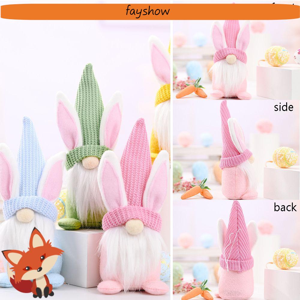 Fay ตุ๊กตา Easter Faceless Doll Dwarf Bunny คุณภาพสูงตกแต่งบ้านหลากสี ...