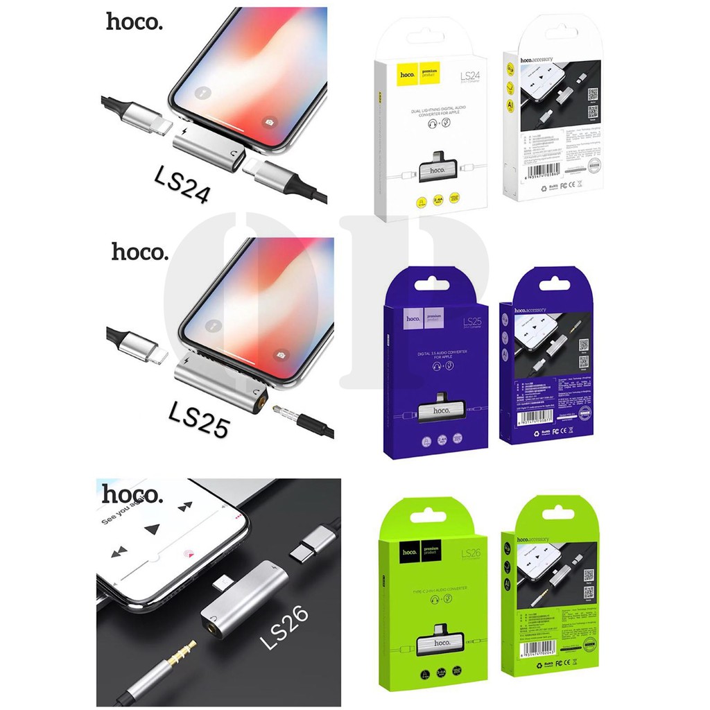Hoco หัวแปลง หูฟัง คุยโทรศัพท์ 3in1 Digital Audio Converter For ...